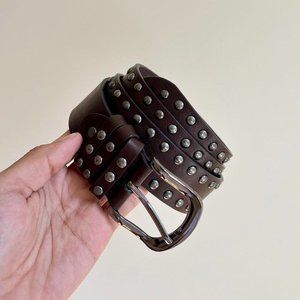 Accessories | Vintage Brown Studded American Western Cowboy Boho Belt ...